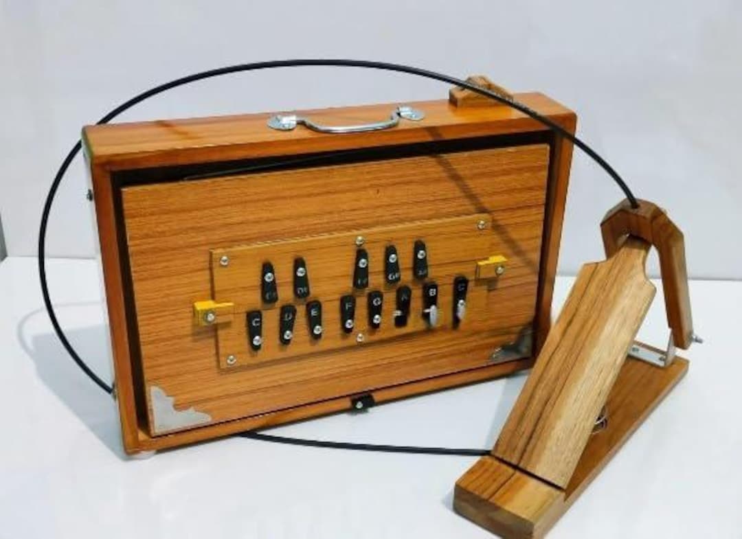 Teak Wood Shruti Box, Tuned Musical Instrument With Bag - Etsy