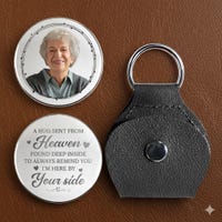 Funeral Favors, Personalized 2 Inch Round Wood Tokens for Celebration ...