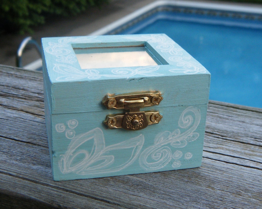 Memorial Box ,,,, Hand Painted With Embellishments From Our Studio in ...