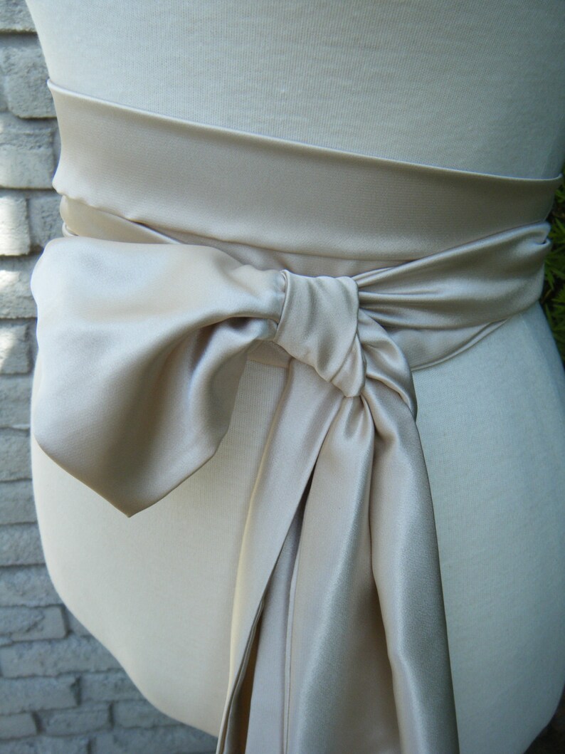 Various Shades Satin Sash, Various Way to Tie - Etsy