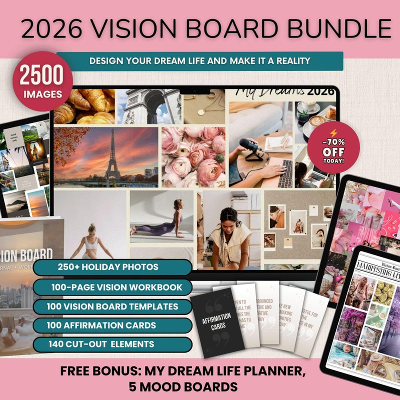 Bold Vision Board - Etsy