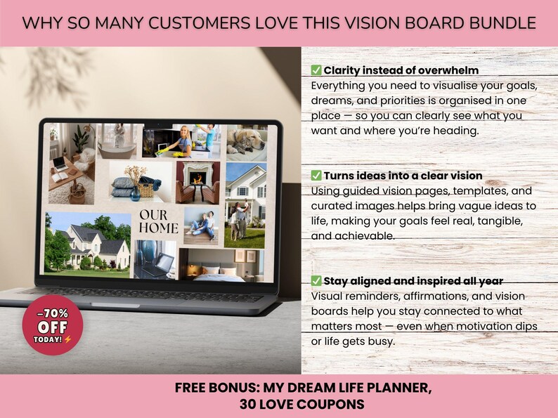 Couples Vision Board Kit Printable, 50 Valentine Date Night Ideas for ...