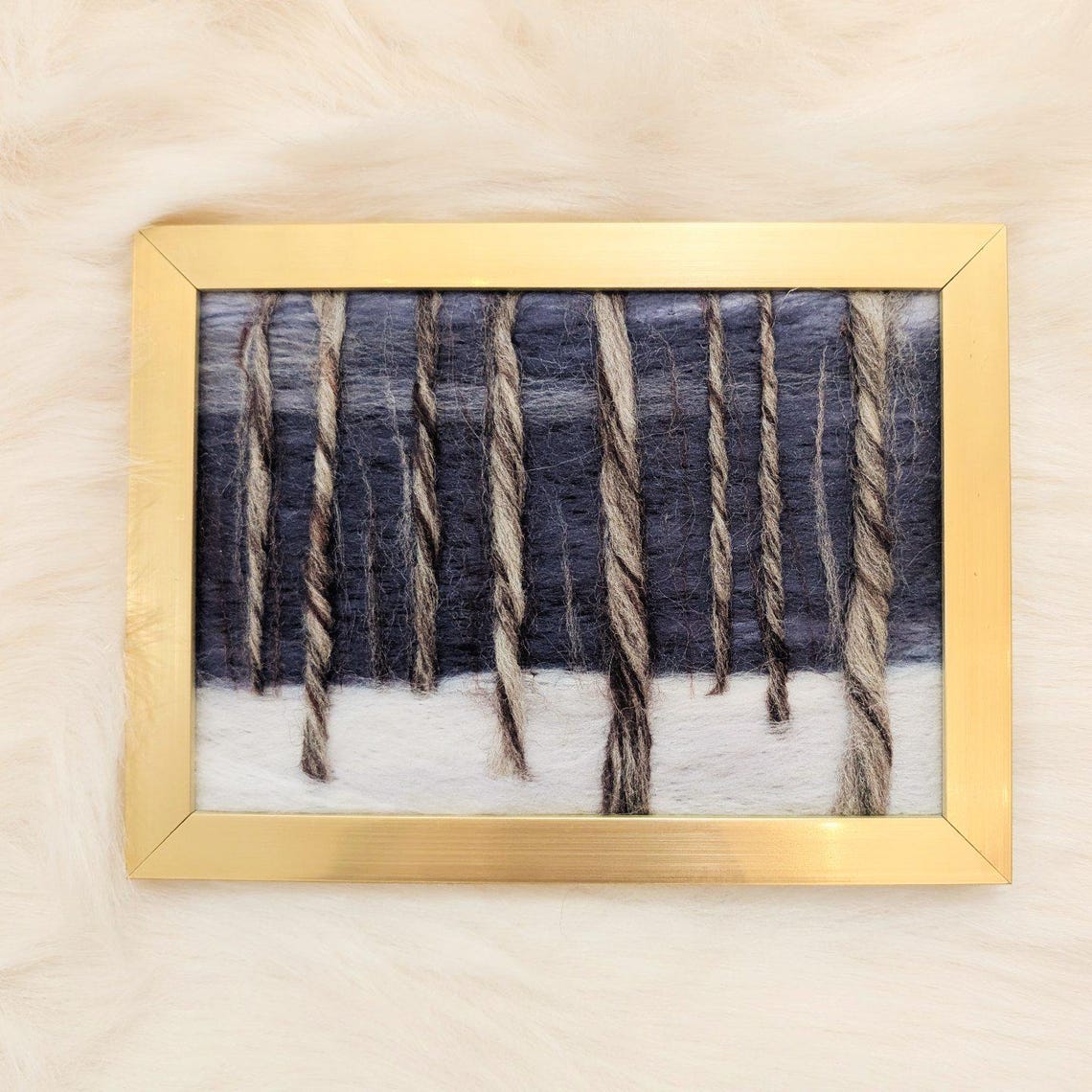 Needle Felted Birch Tree Landscapes - Etsy
