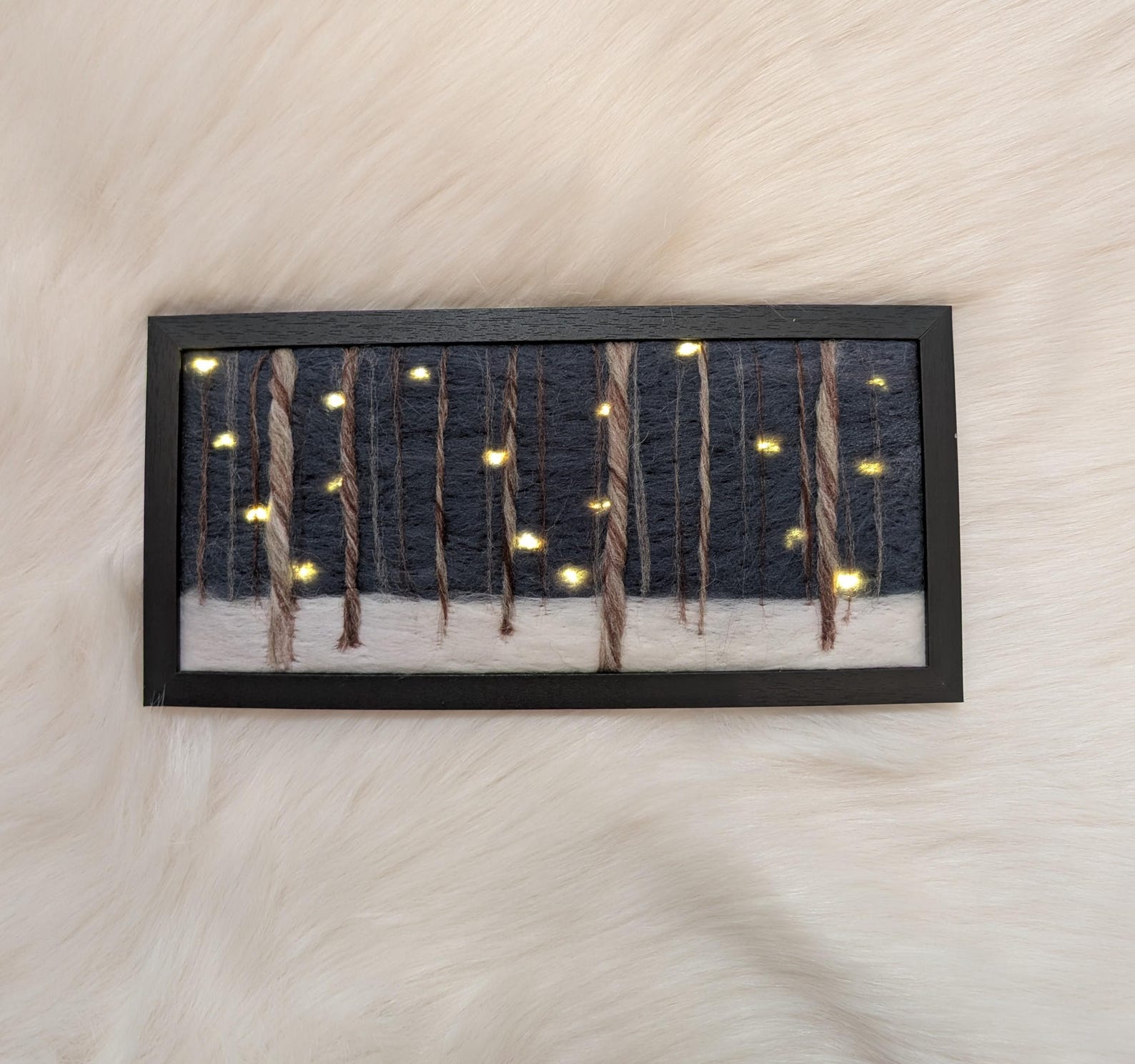 Needle Felted Birch Tree Landscapes - Etsy