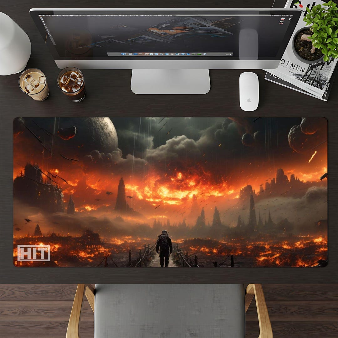Bridge to Hell Theme Desk Pad, Custom Mouse Pads, Gamers Mouse Pad ...