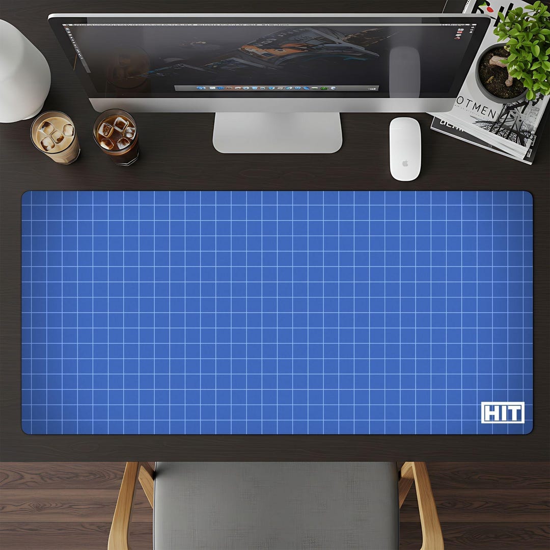 Blueprint Desk Pad, Custom Mouse Pads, Gamers Mouse Pad Decor, Unique ...