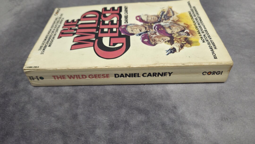 The Wild Geese by Daniel Carney • 1978 Movie Tie-in Vintage Paperback ...