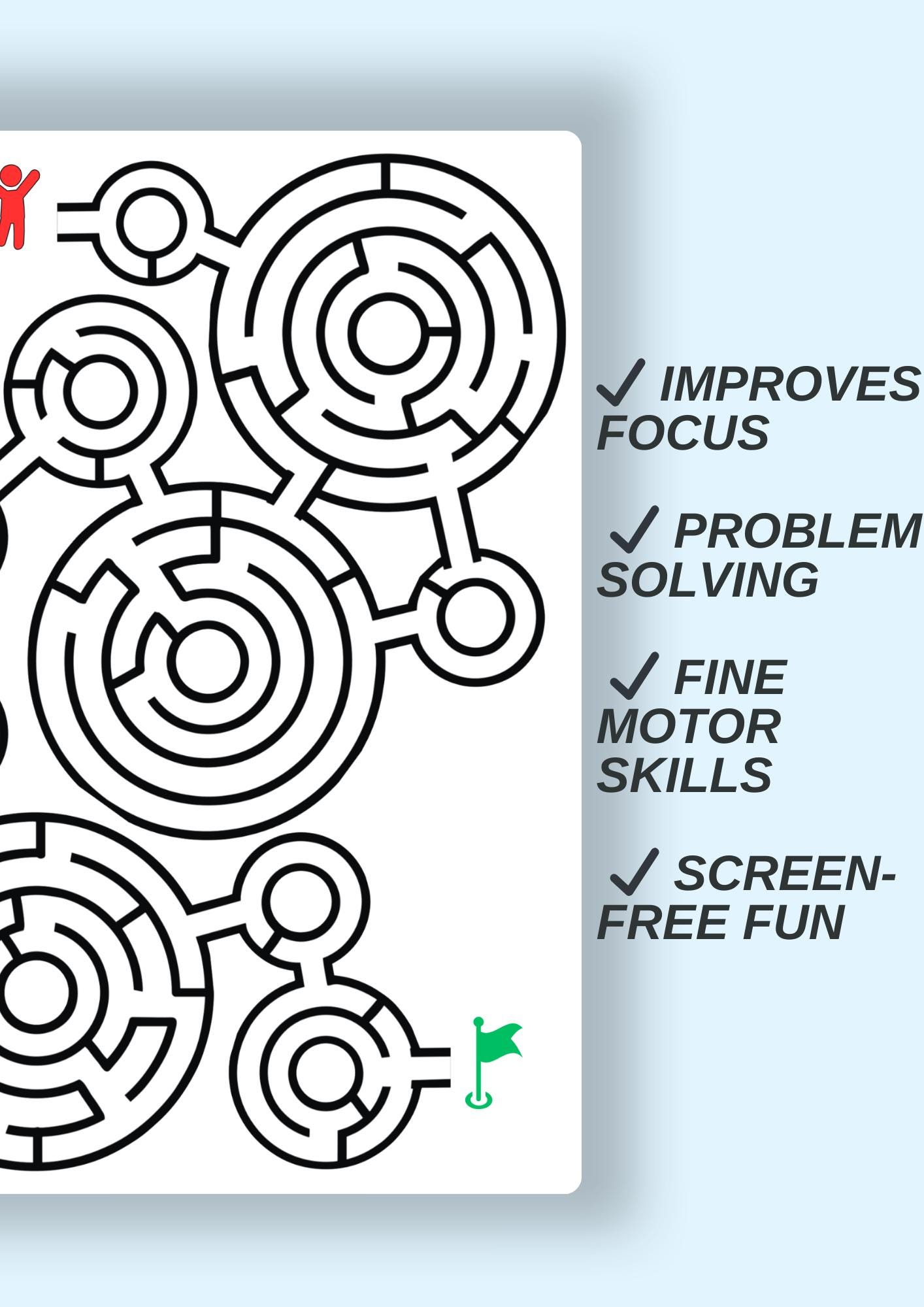 20 Easy Printable Mazes for Kids 4–8 | Preschool & Kindergarten ...