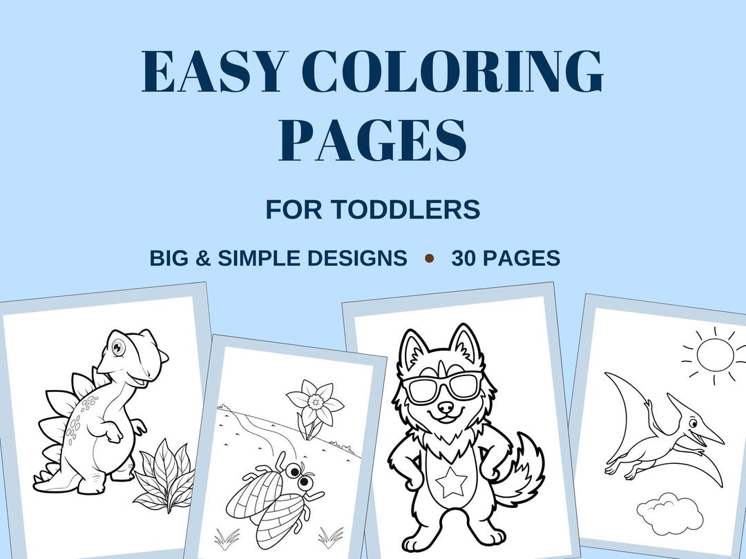 Animal Coloring Pages Set – Superhero Animals, Insects & Sea Life (30 ...