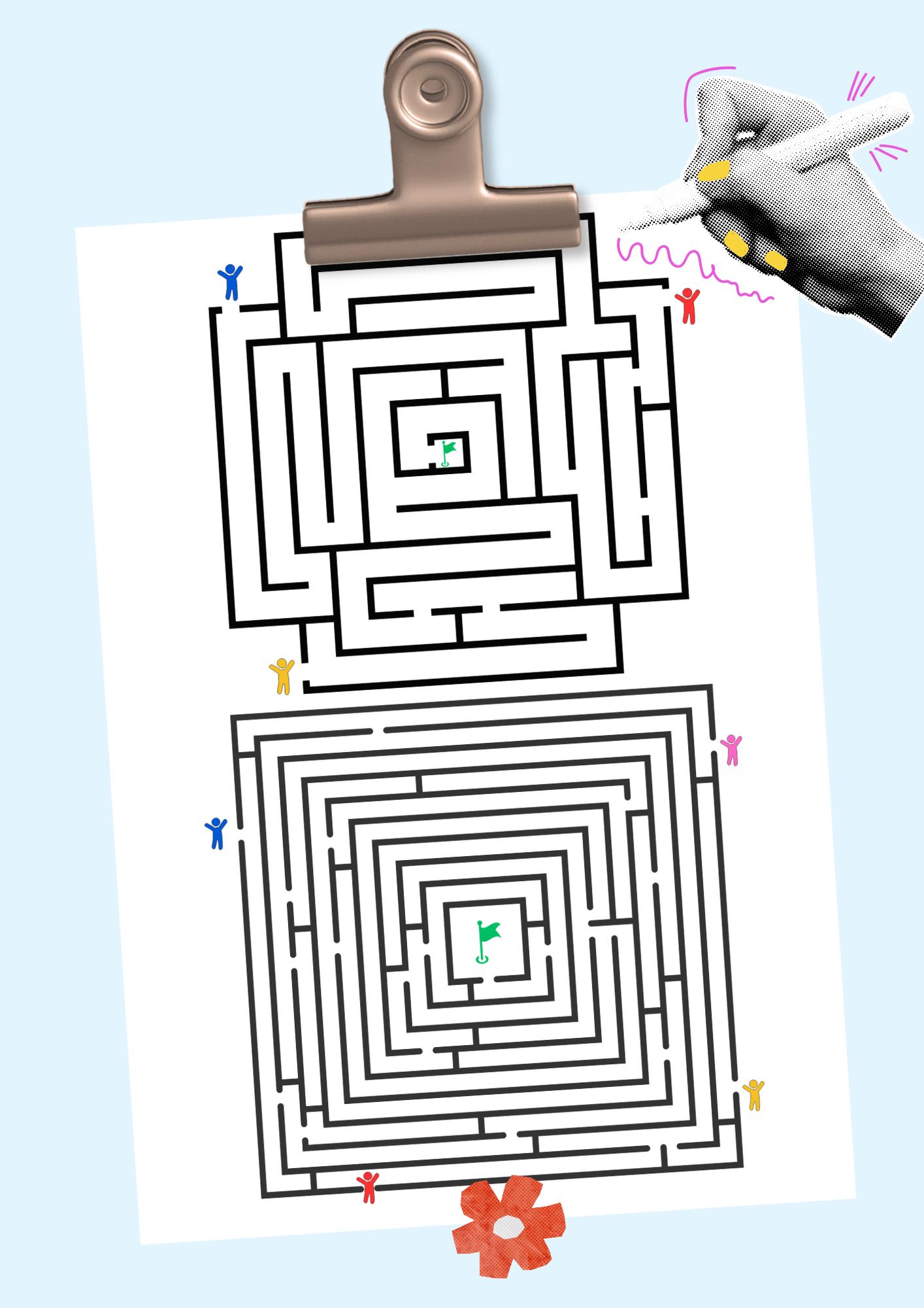 20 Easy Printable Mazes for Kids 4–8 | Preschool & Kindergarten ...