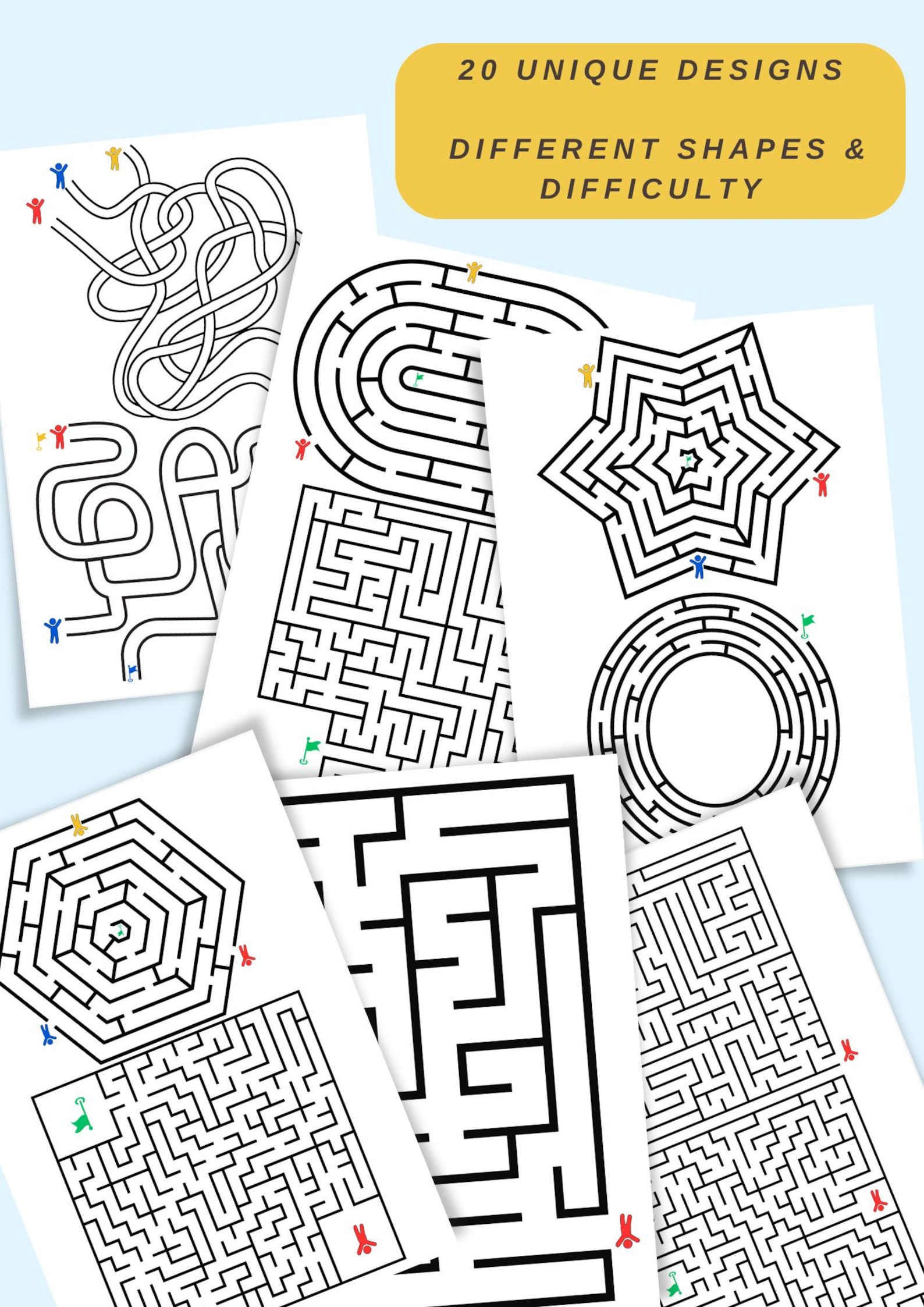 20 Easy Printable Mazes for Kids 4–8 | Preschool & Kindergarten ...