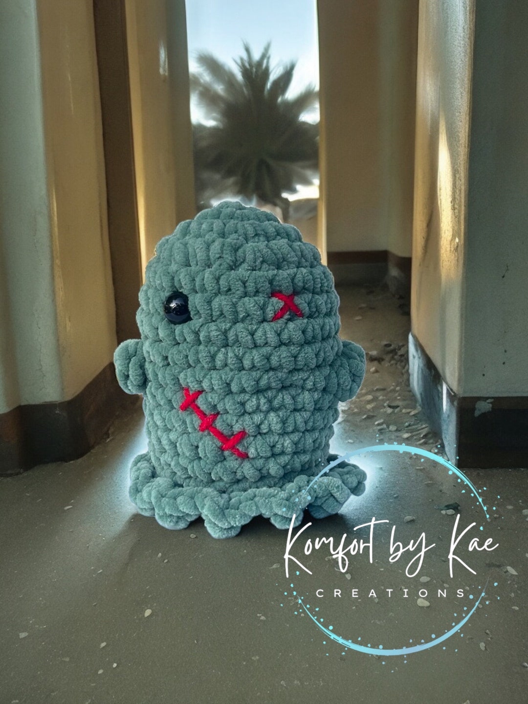 Zombie Ghost Crochet Plush, Amigurumi, Stuffie, Plushie, Gift ...