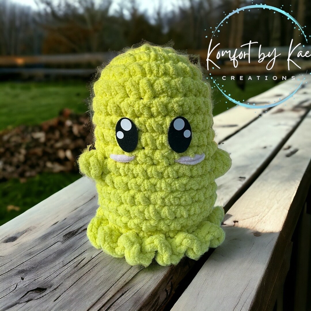 Frankie Ghost Crochet Plush, Amigurumi, Stuffie, Plushie, Gift ...