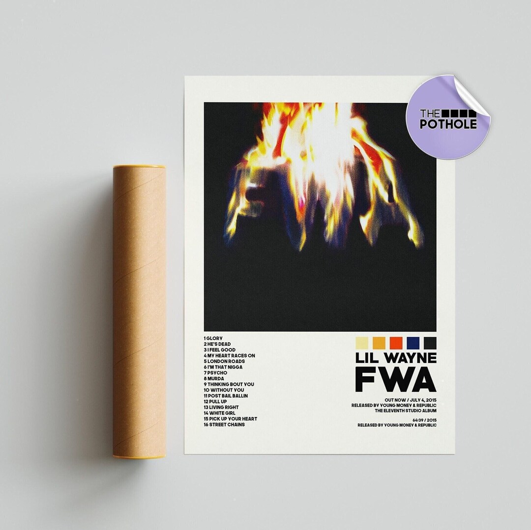 Lil Wayne Posters / FWA Poster / Album Cover Poster / Poster Print Wall ...