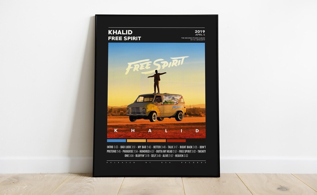 Khalid Poster / Free Spirit Poster / American Teen, Album Cover Poster ...