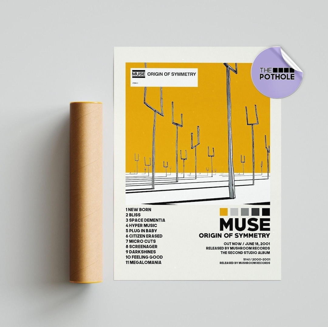 Muse Posters / Origin of Symmetry Poster / Muse, Album Cover Poster ...