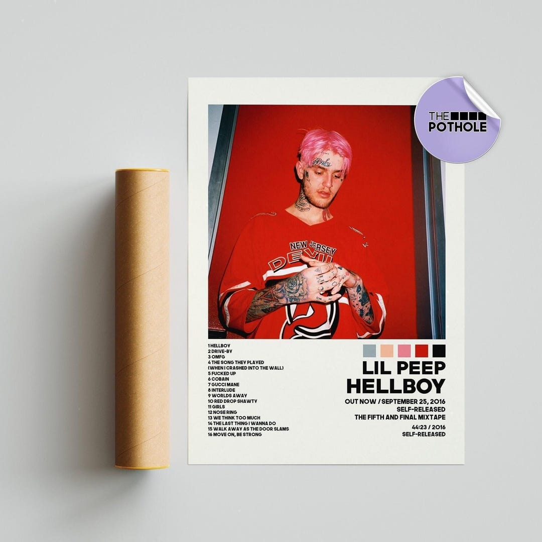 Lil Peep Posters / Hellboy Poster / Album Cover Poster / Poster Print ...