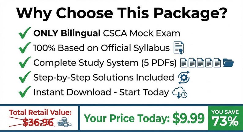 CSCA Math Mock Exam Vol.2 – Bilingual Study Guide (digital Download) - Etsy
