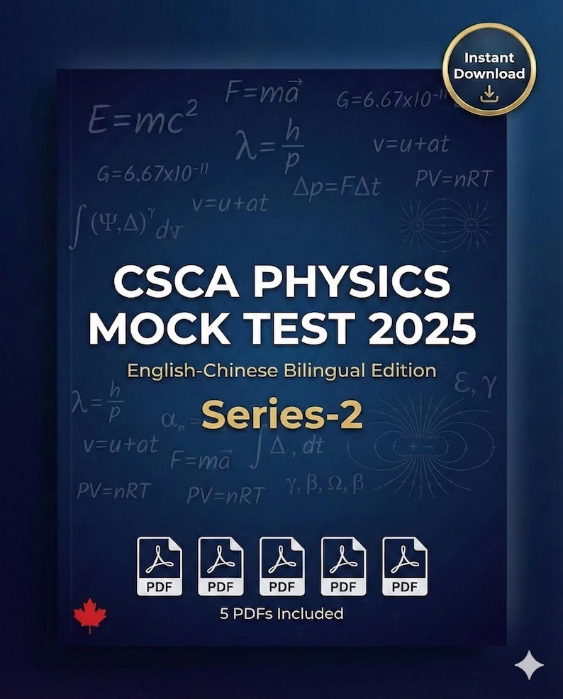 CSCA Physics Mock Test 2 (based on 2025 Syllabus): 48 Mock Exam With ...