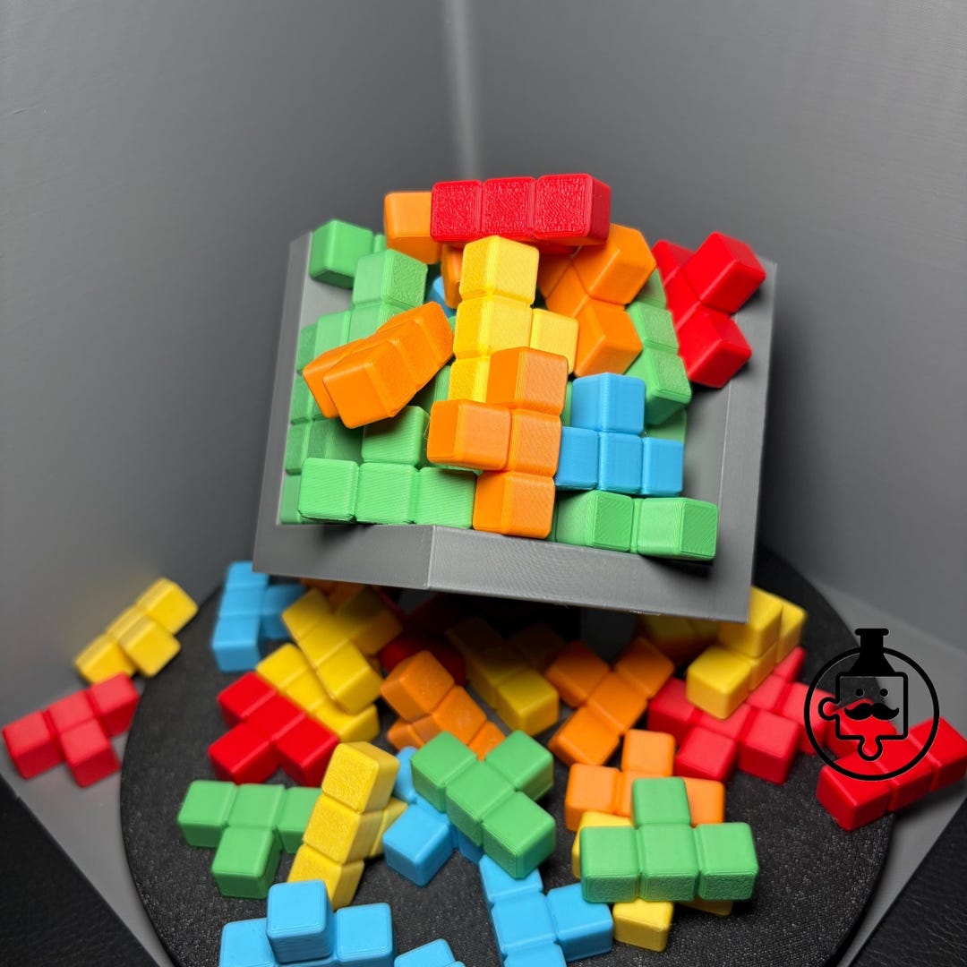 3D Printed Gridlock Puzzle - Custom Color Options - Challenging - Etsy