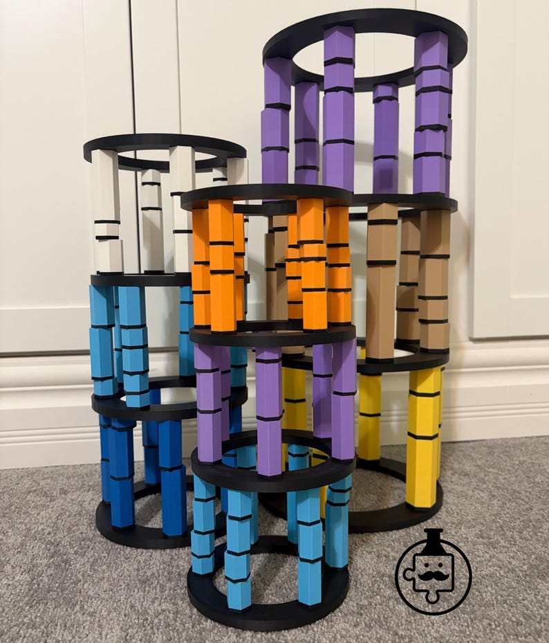 Survivor Stacking Tower - Multiple Sizes and Colors Available - Etsy