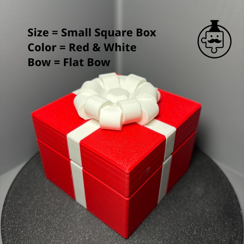 Latching Gift Box - 3D Printed - Multiple Sizes, Tops, and Colors ...