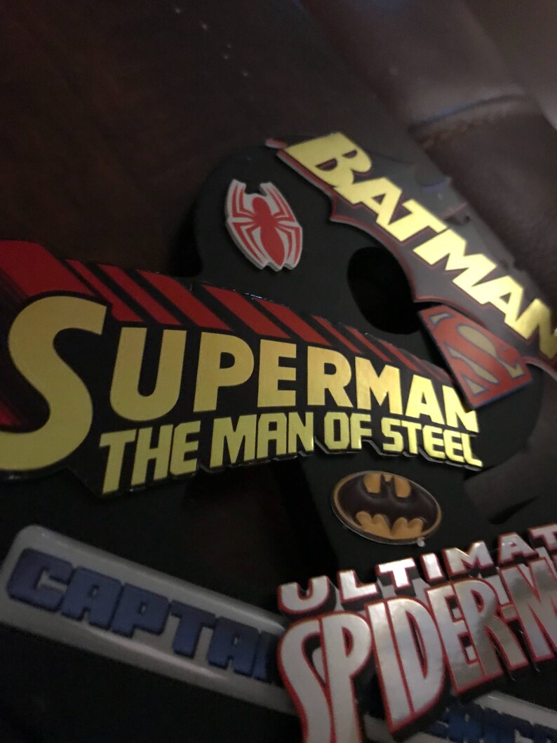 Personalized superhero Letter - Etsy