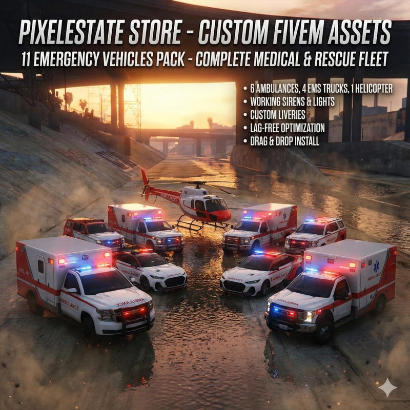 Fivem ems packs clothing - Etsy France