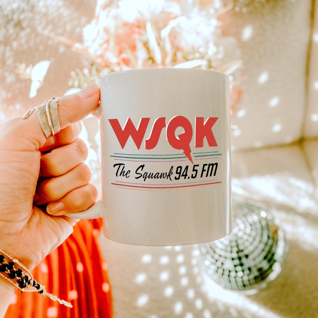 WSQK Mug , Wsqk the Squawk 94.5 Mug, Wsqk the Squawk 94.5 Fm Radio Mug ...