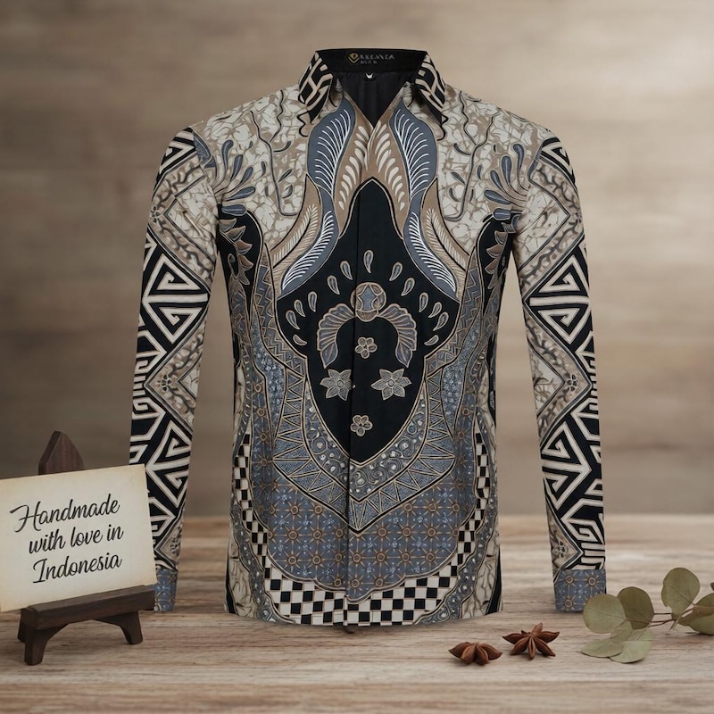 Indonesian Formal Batik - Etsy