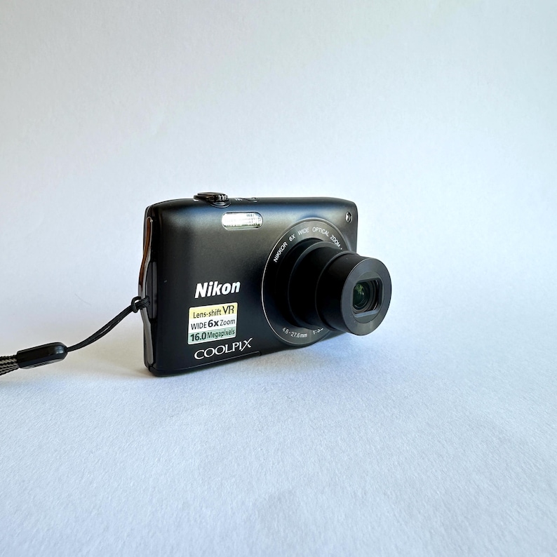 Vintage Nikon Digital Camera — COOLPIX S3300 Slim Compact Digicam, 16.1 ...