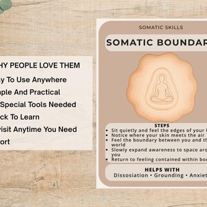 DBT Somatic Skills Cards, Body Awareness Exercises, Trauma-informed ...
