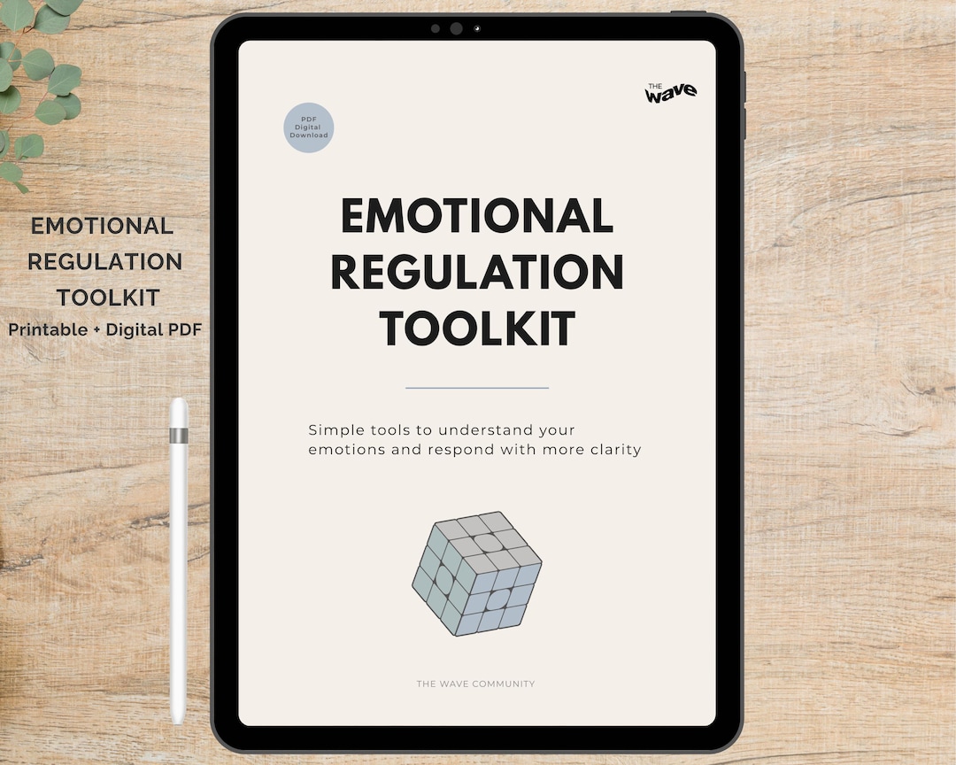 Emotional Regulation Toolkit Printable, Emotion Control Worksheets ...