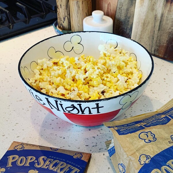 Popcorn Bowl - Etsy