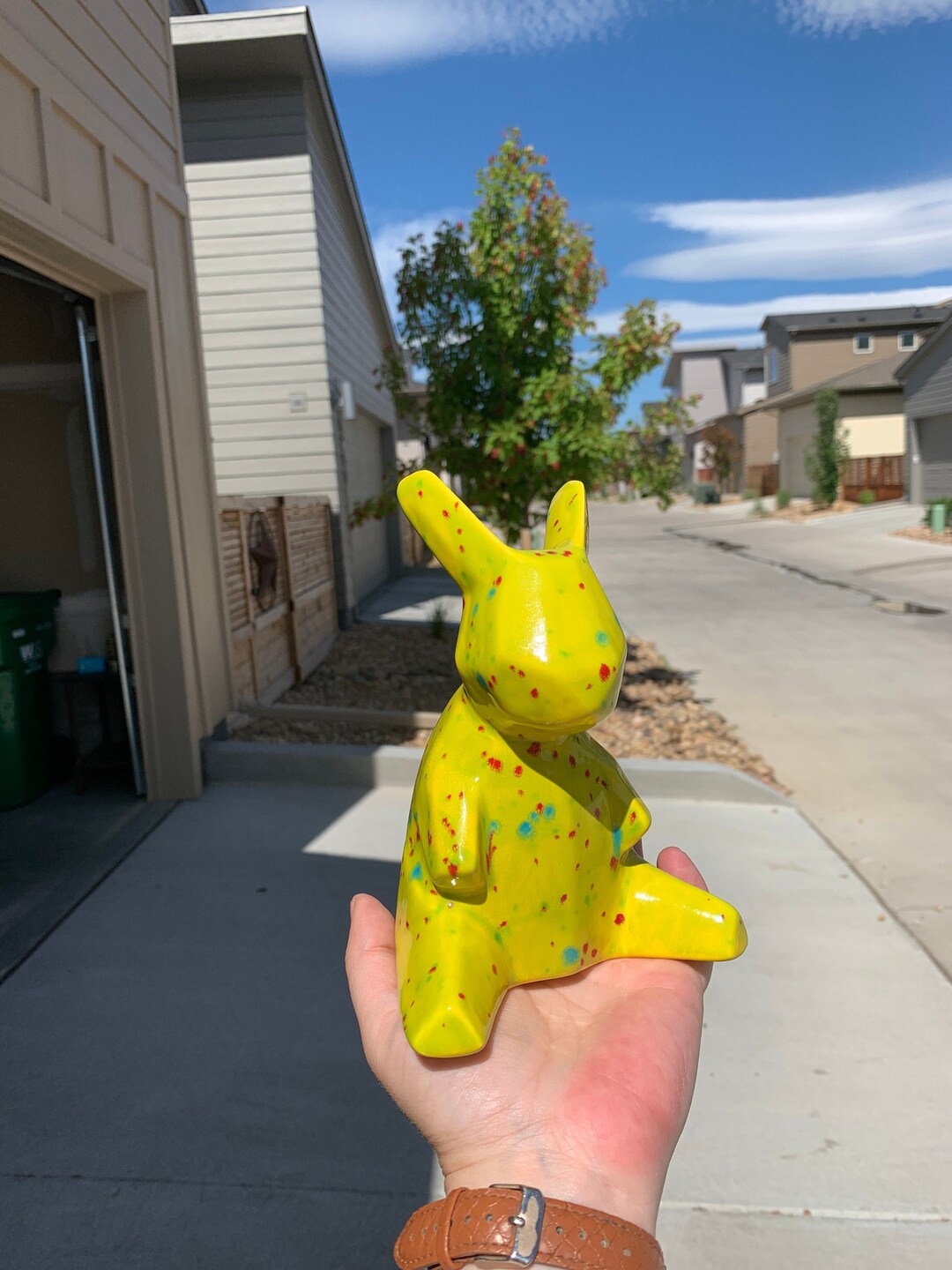 Faceted Abstract Pikachu - Etsy