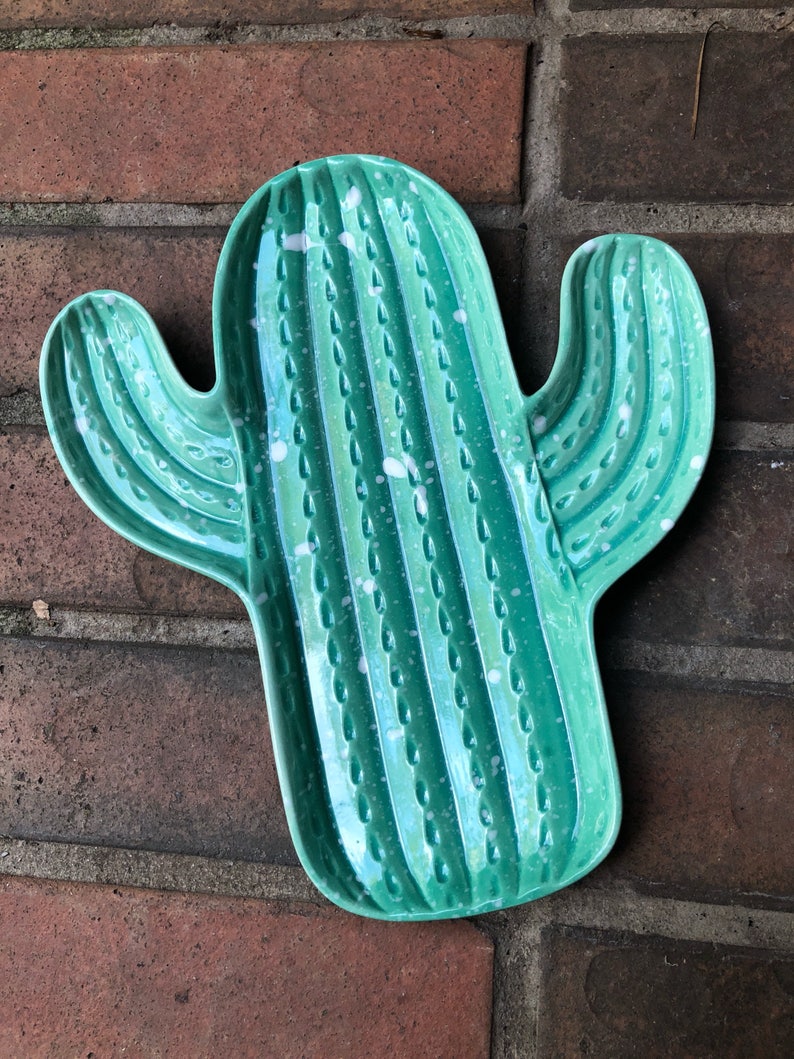 Cactus Shaped Plate - Etsy