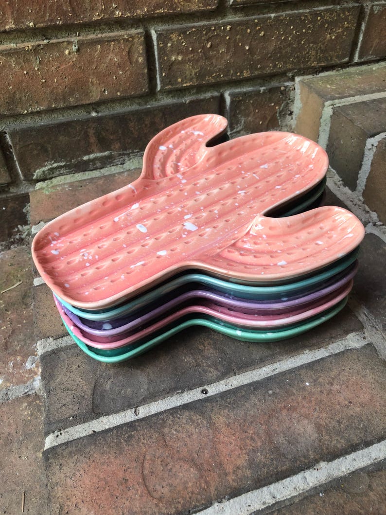 Cactus Shaped Plate - Etsy