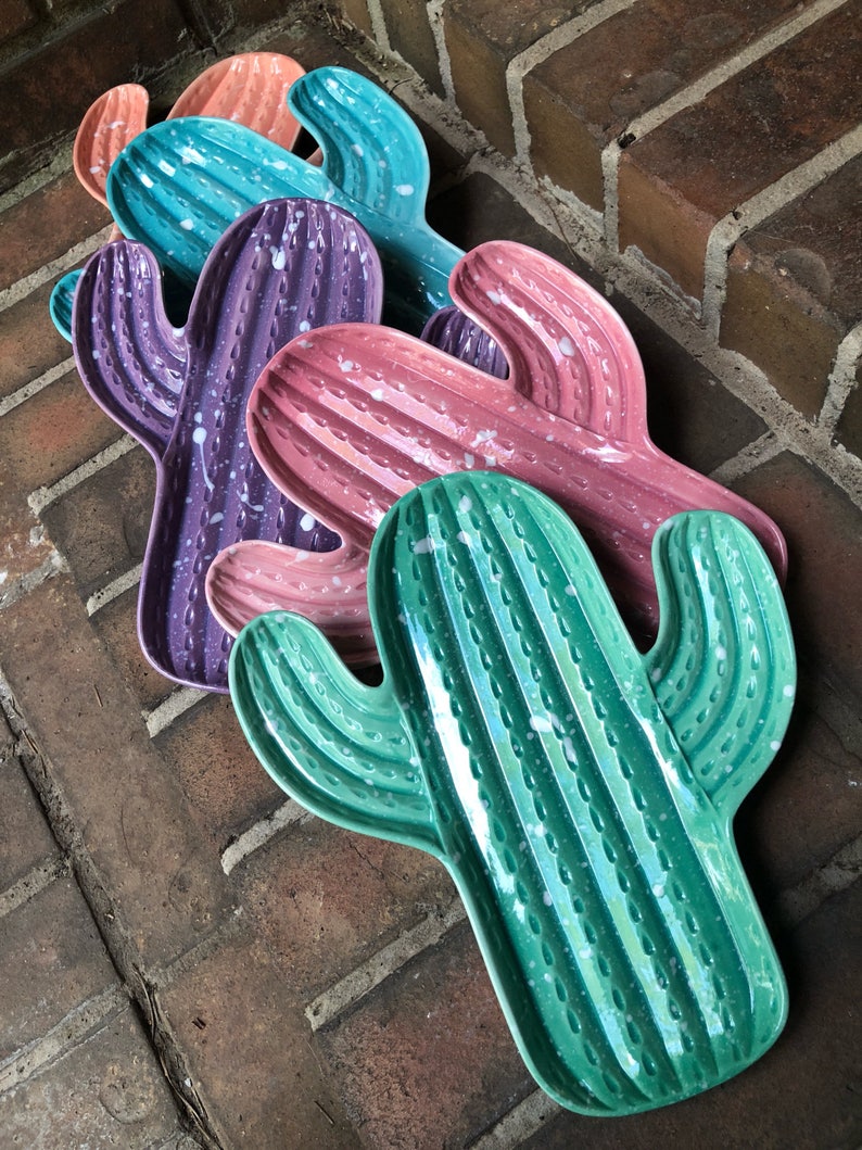 Cactus Shaped Plate - Etsy