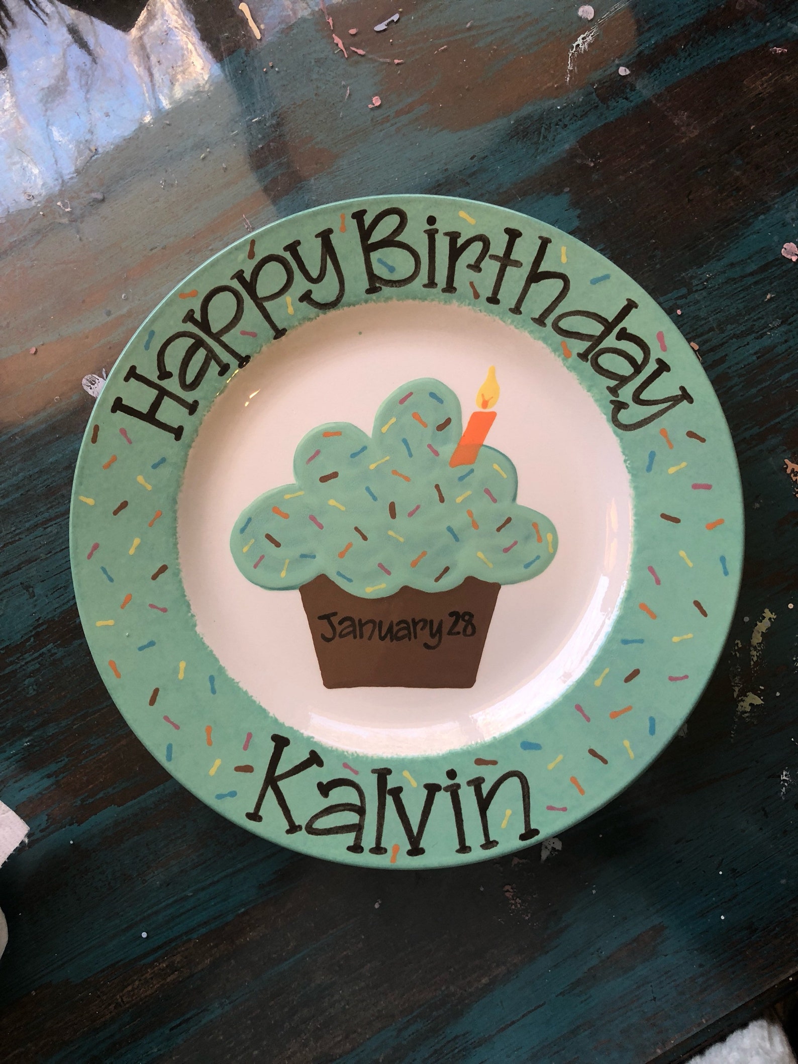 Personalized Birthday Plate - Etsy
