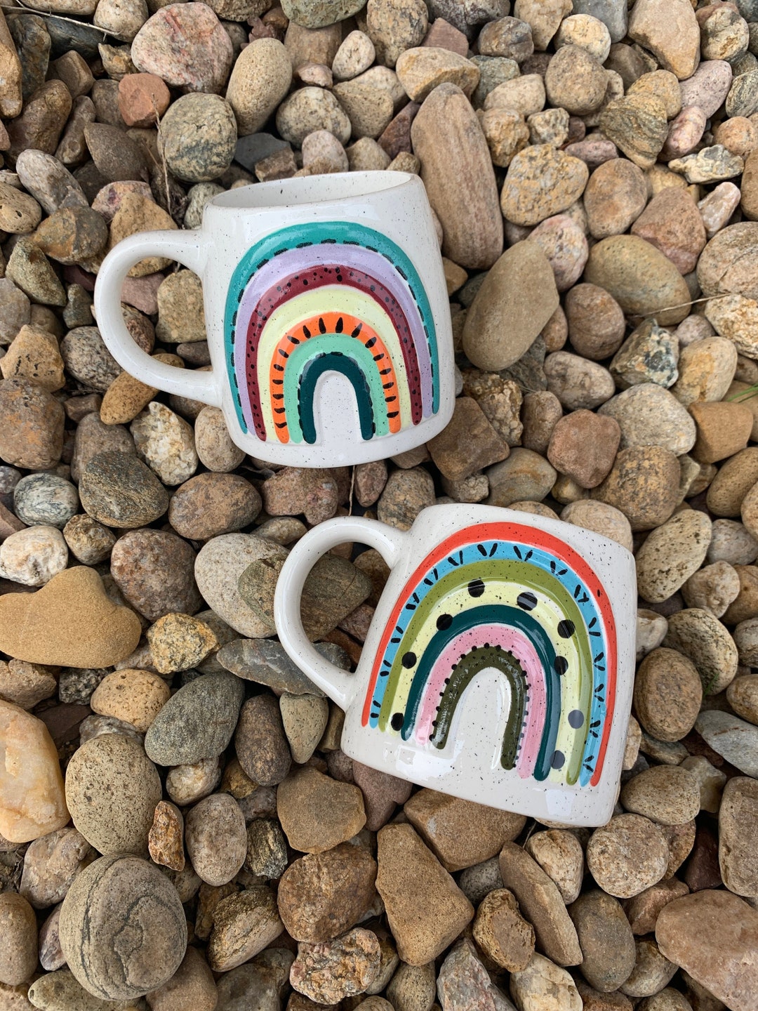 Rainbow Mug - Etsy