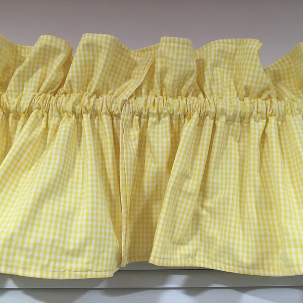 Yellow Valance - Etsy
