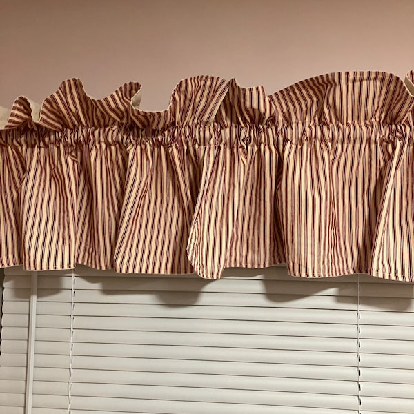 Striped Valance - Etsy