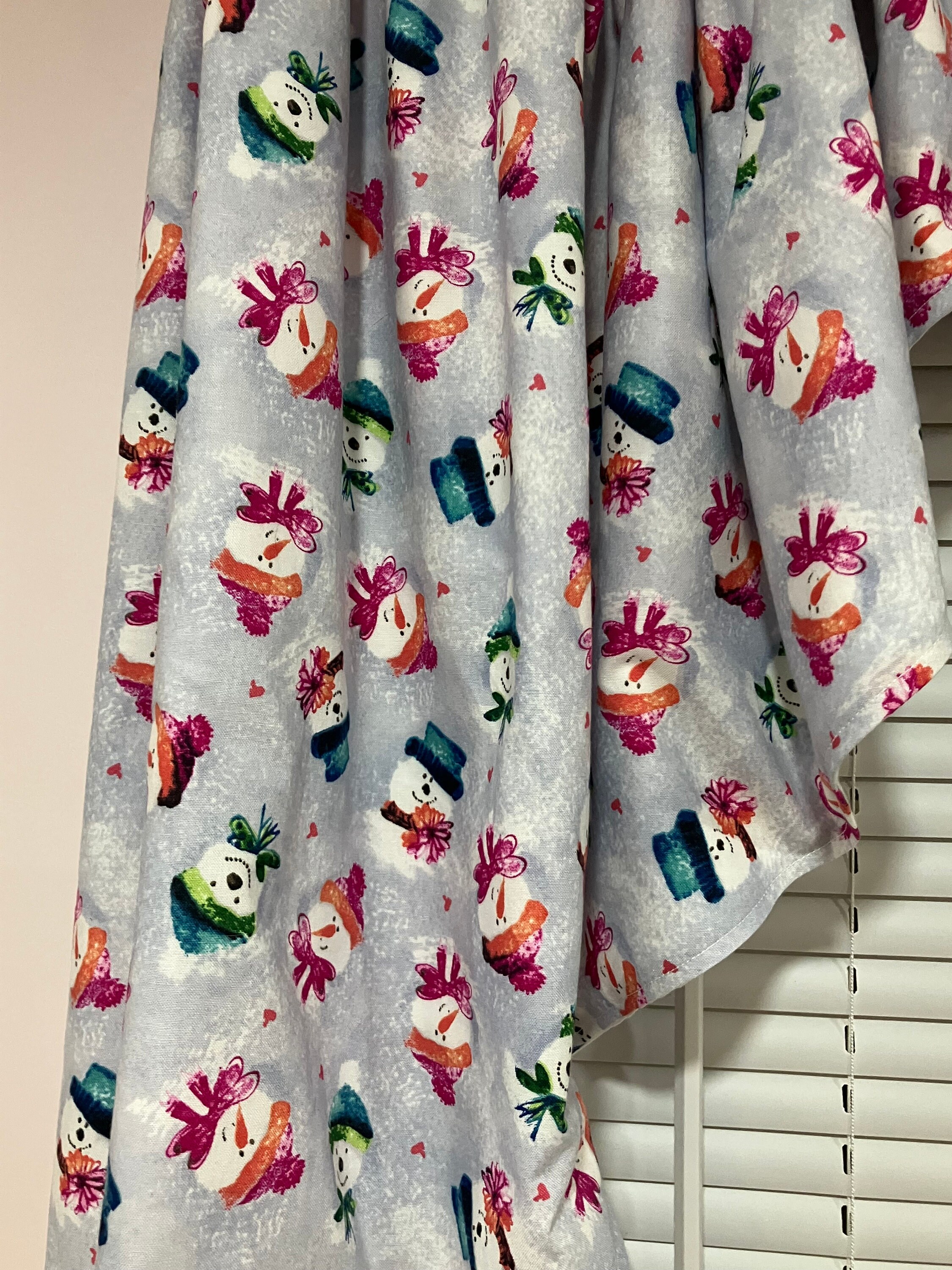 Snowmen Swag and Valance - Etsy