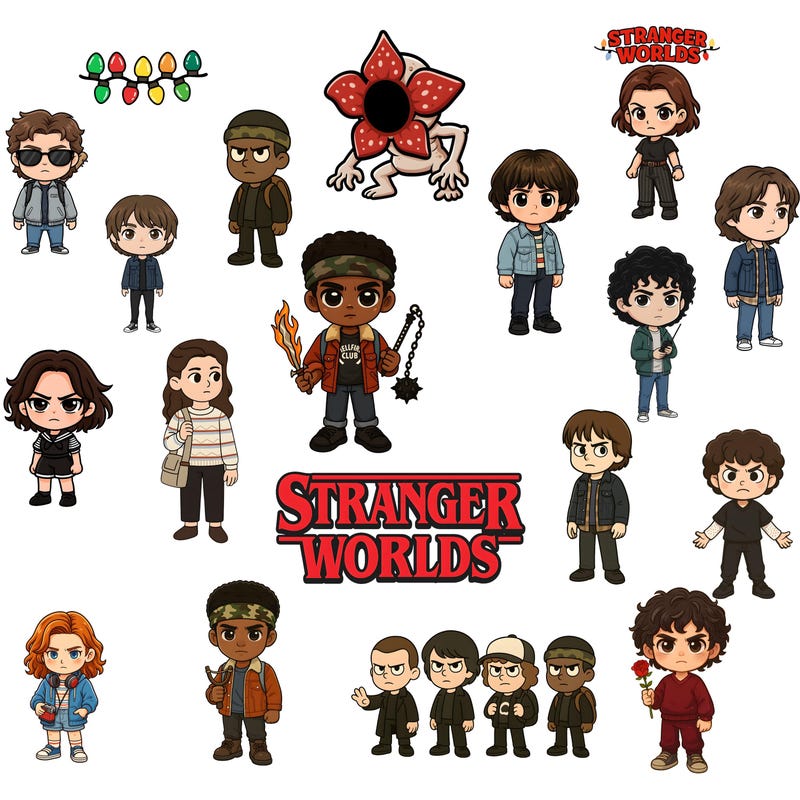 Strangers Things Chibi - Etsy