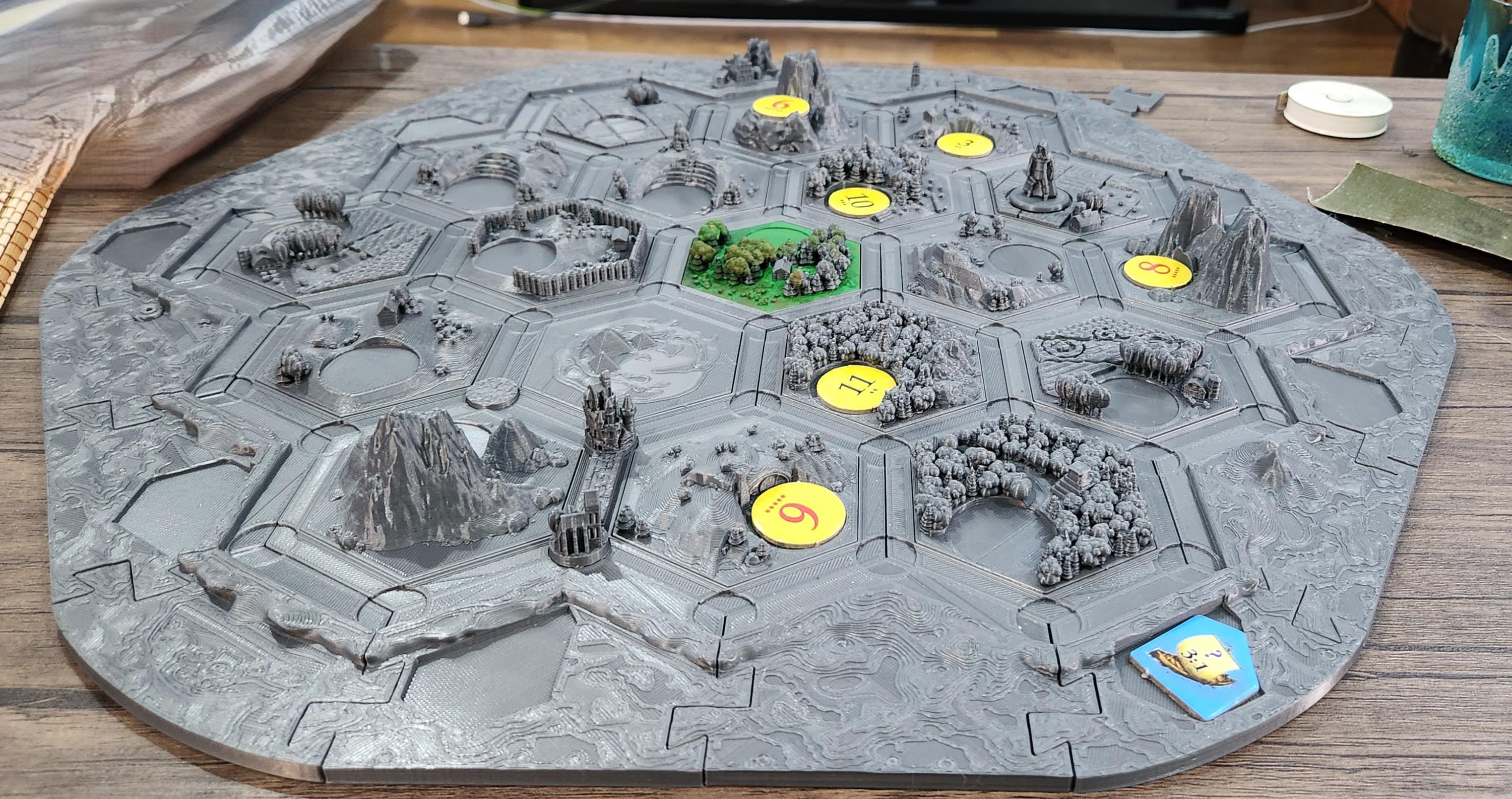 3D Printable Full Catan Set STL Files | Board Game Upgrade Kit & Pieces ...