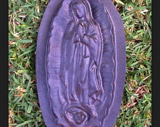 Virgin Mary Mold Plaster Cement Concrete Religious Wall Plaque Plastic ...