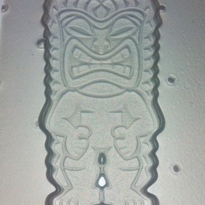 Tiki Tribal Mold, Plastic Mold for Chocolate, Resin or Candy. (2 Sizes ...