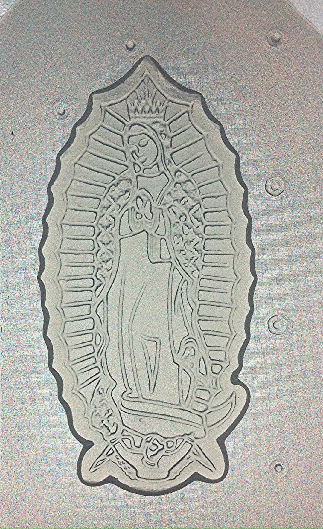 Molde Resina Flexible Molde Virgen María Virgen De Guadalupe Etsy México