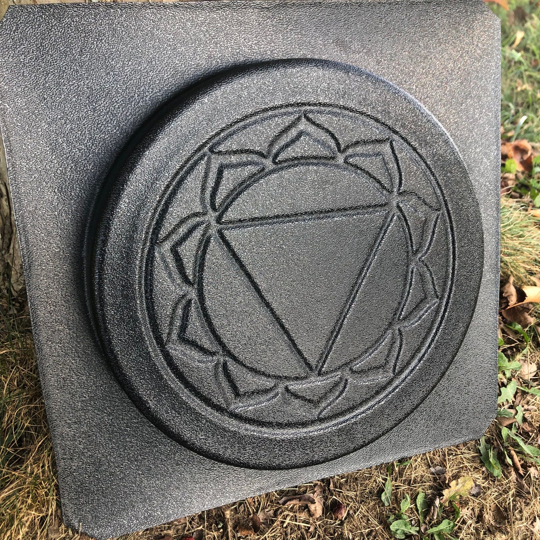 Solar Plexus Chakra Stepping Stone Mold, Plastic Mold for Concrete or ...