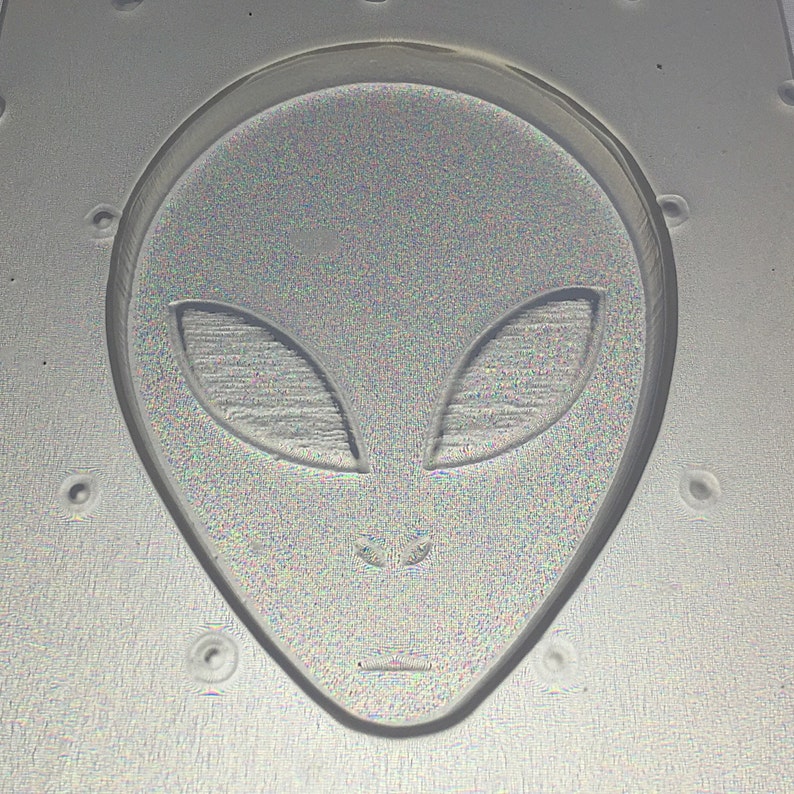 Flexible Resin Mold Alien E.T. Face | Etsy